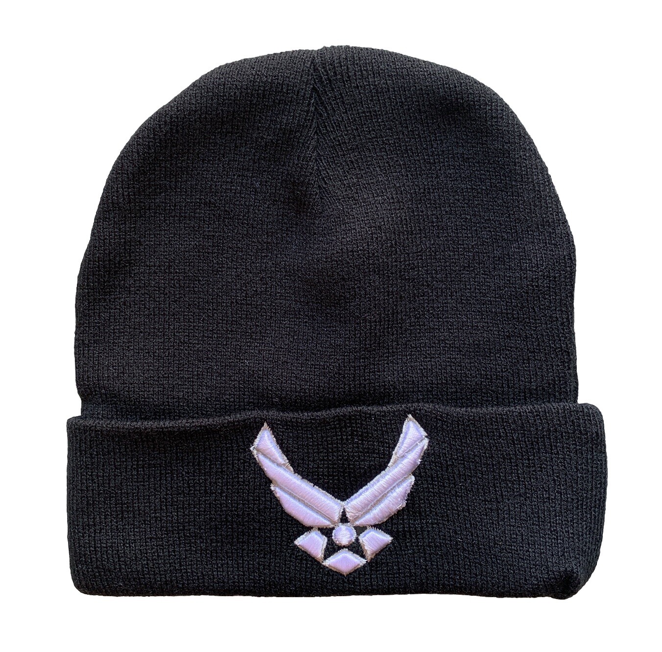 U.S. AIR FORCE USAF WINGS LOGO EMBLEM BEANIE KNIT WINTER WARM WATCH CAP ...