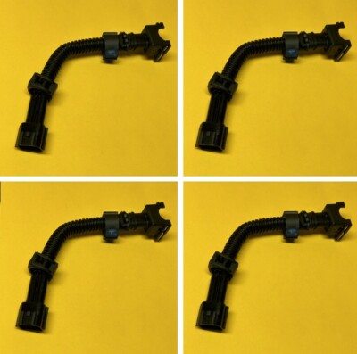 Fuel injector adapters x 4 Nissan JECS male to Bosch EV1 female | eBay ...