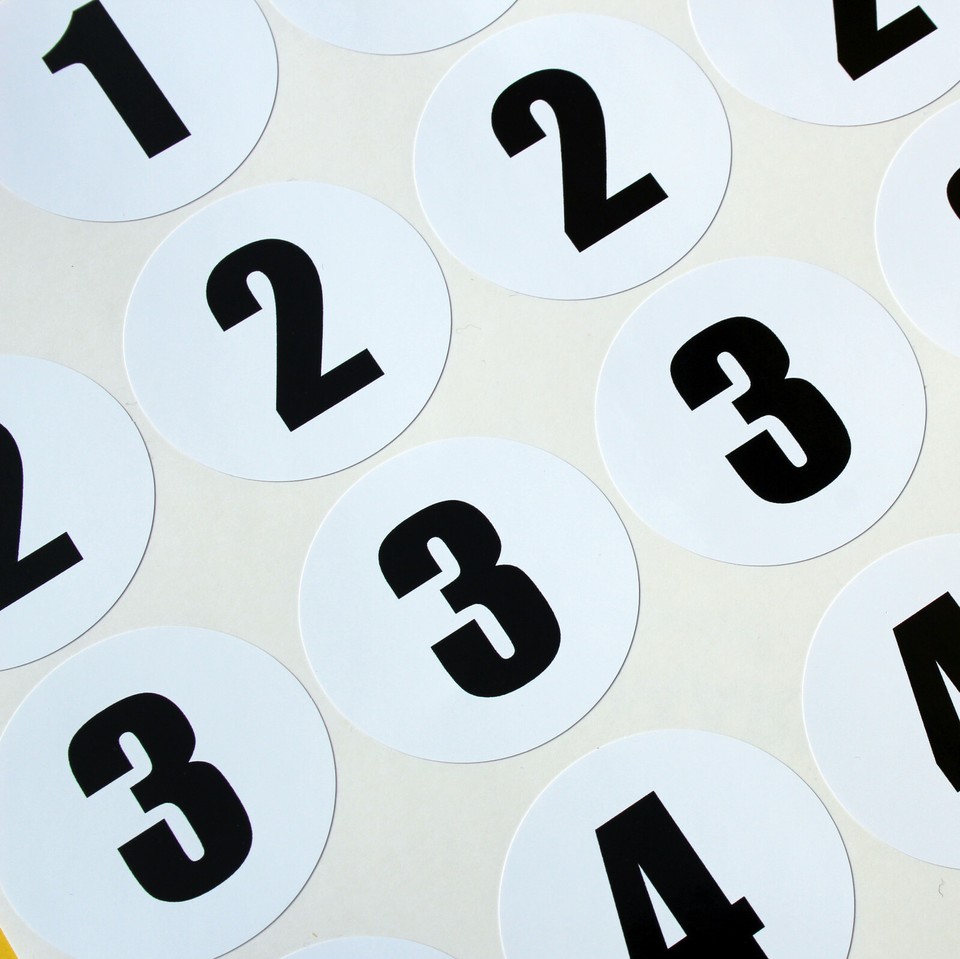 RC 10th scale 1:10 Radio Control car RACE RALLY NUMBER stickers decals ...