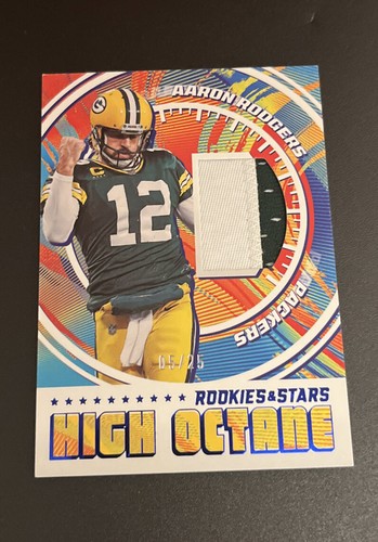 2022 Rookies & Stars AARON RODGERS High Octane 2 Color Patch Player ...