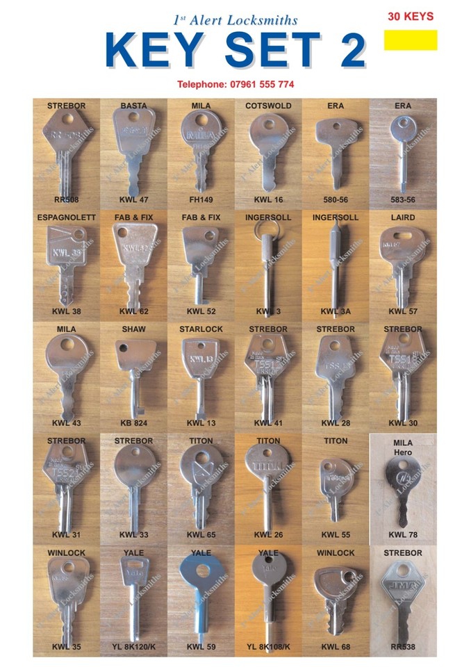 UPVC Window Keys & Sets, Lock Keys for locking handles | eBay UK