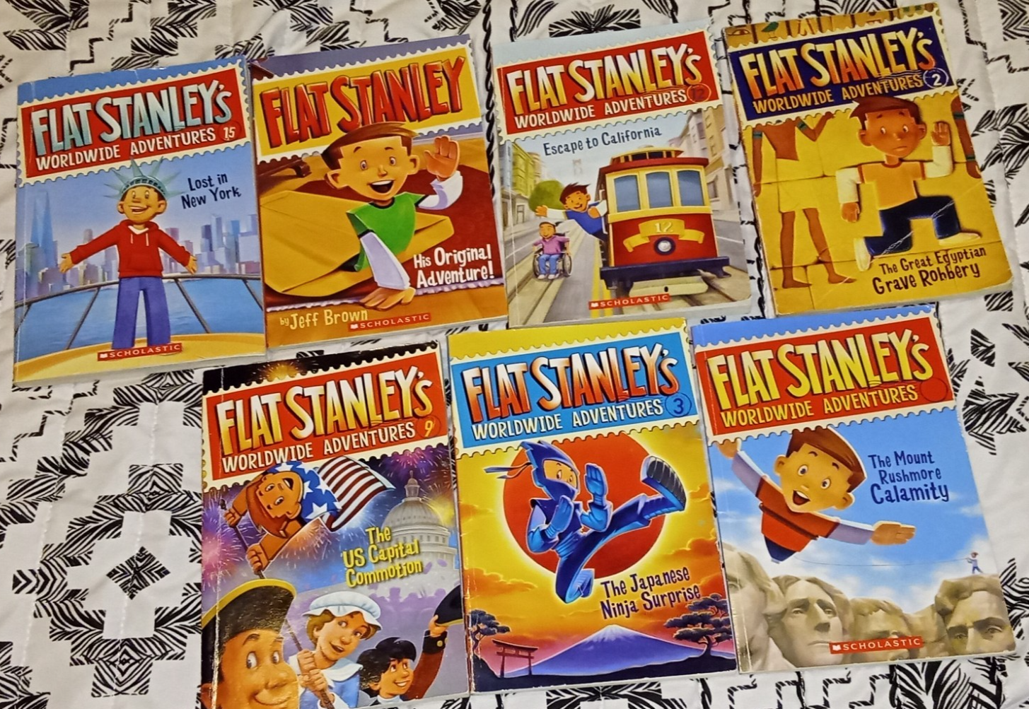 Lot of 7 Flat Stanley World Wide Adventures and 1 other | eBay