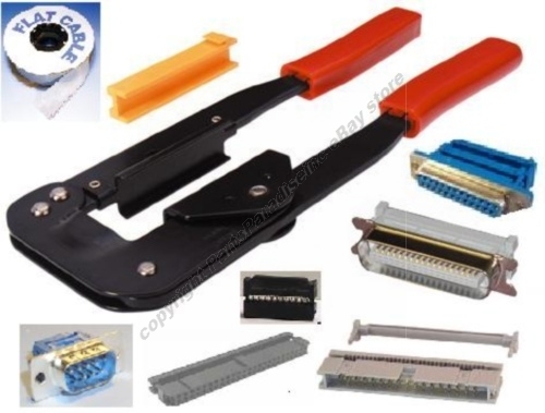 IDC/IDS Ribbon Cable Crimper/Crimping/Crimp Hand Tool IDE/SCSI ...