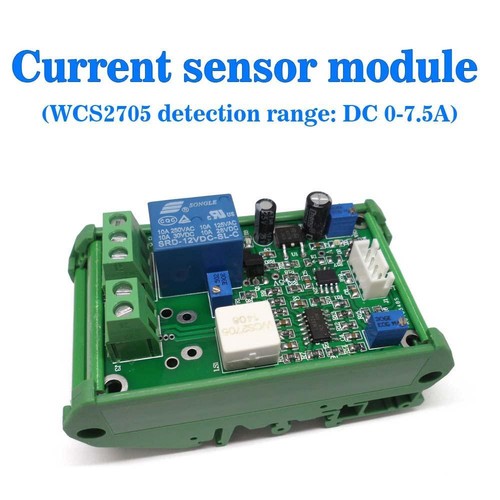 24V WCS2705 Current Sensor Module DC 0-7.5A Overcurrent Protection With ...
