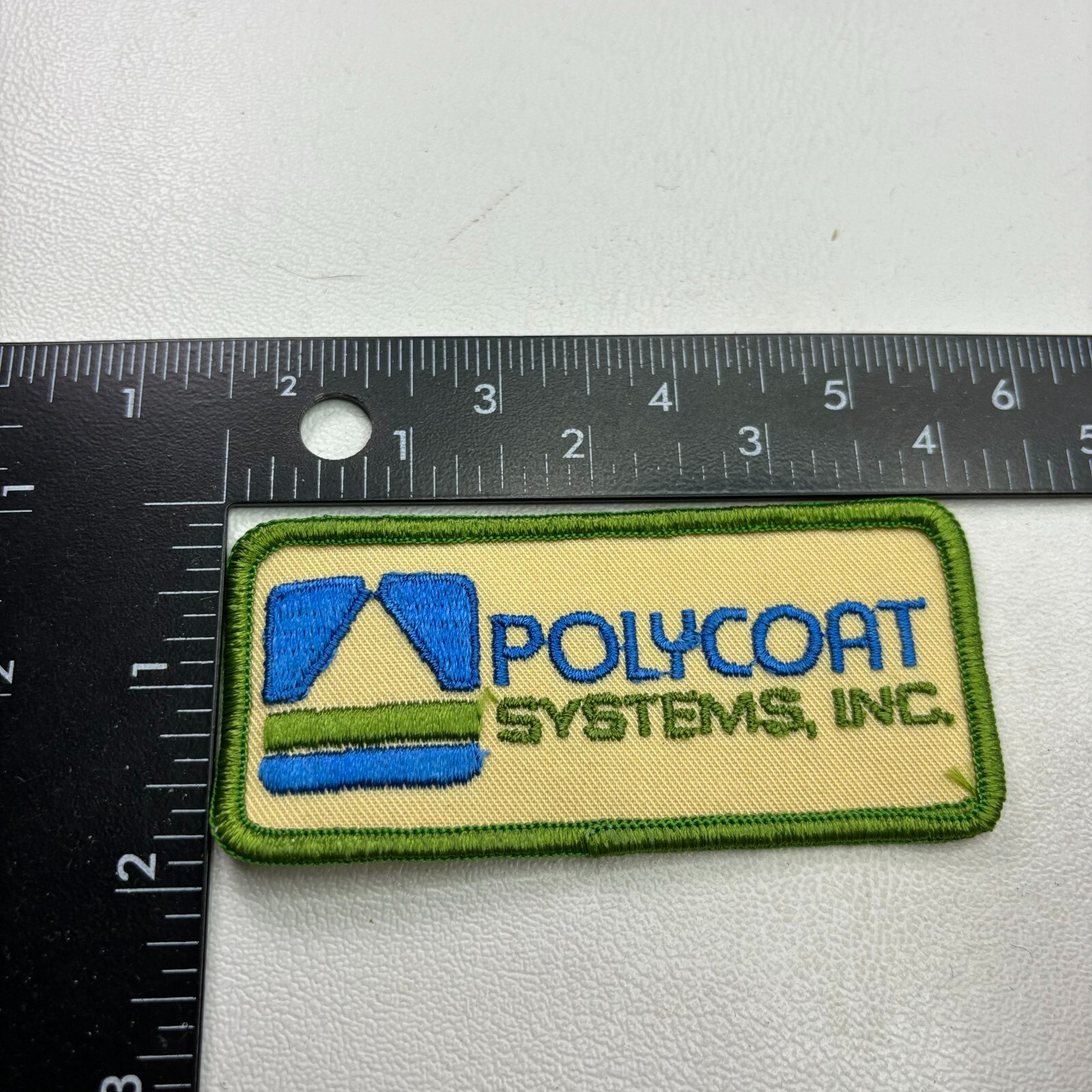 Vintage POLYCOAT SYSTEMS INC. Patch advertising 41MS | eBay