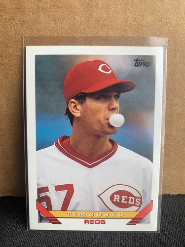 1993 Topps Baseball Card Cincinnati Reds Tim Costo | eBay
