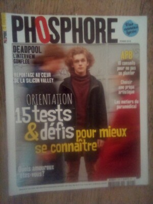 revue magazine phosphore n°416 orientation 15 tests et defis pour se ...