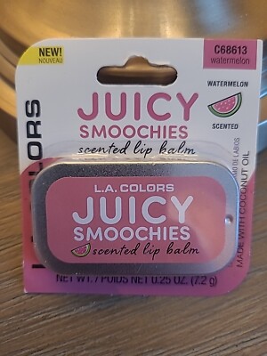 LA colors juicy SMOOCHIES scented lip balm- WATERMELON 🍉 | eBay