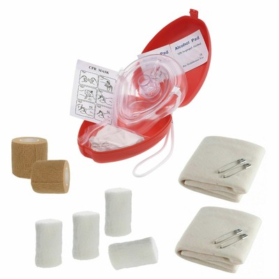 CPR Rescue Kit, First Aid Practice Kit with Adult/Child Pocket ...