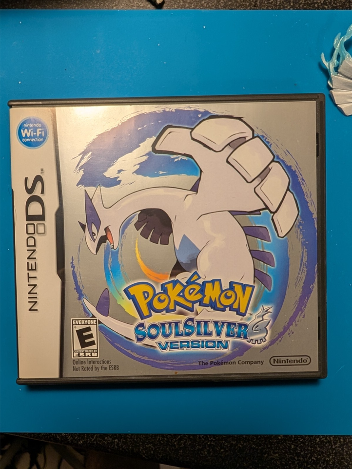 Pokemon: SoulSilver DS. Authentic. PokeWalker. Lugia Figure. Box case ...