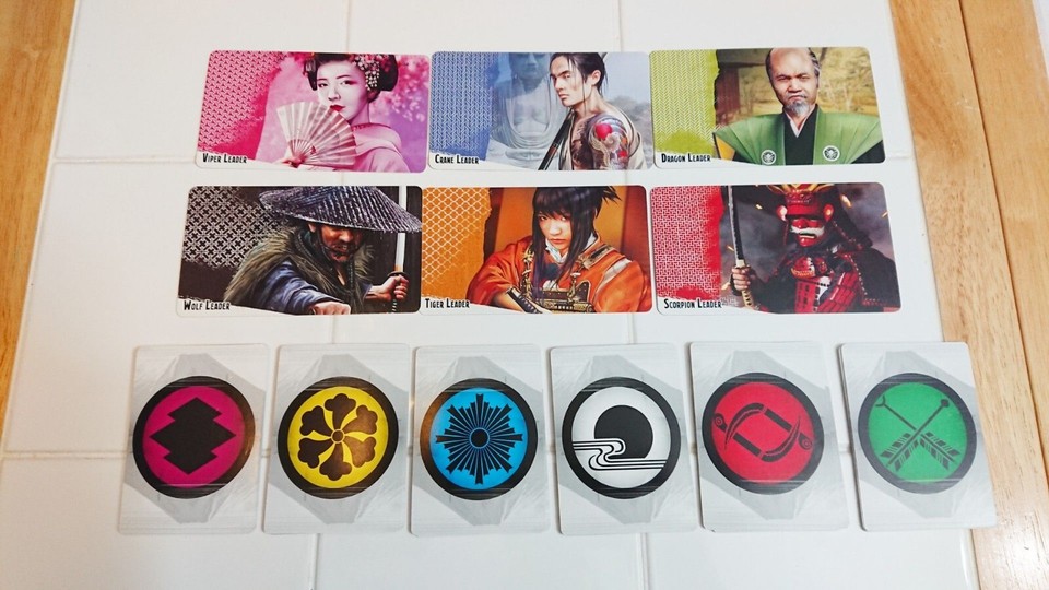 new sealed SHOGUNATE card game Action Phase Games 2017 Adrienne Ezell ...