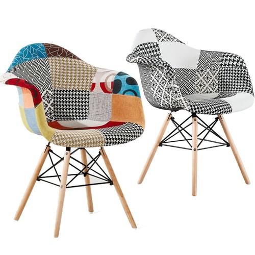 Moda TUB Patchwork Dining Armchair Chair Retro Vintage Modern ...