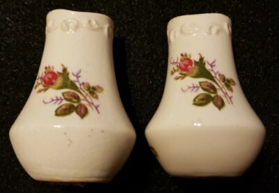 Vintage Ceramic Rosebud Vase Salt And Pepper Shakers Japan | eBay