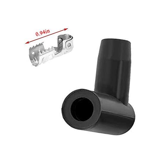 8 Pack Coil Boot Terminal Kit 90 Degree Boots Spark Plug Ignition Wire ...