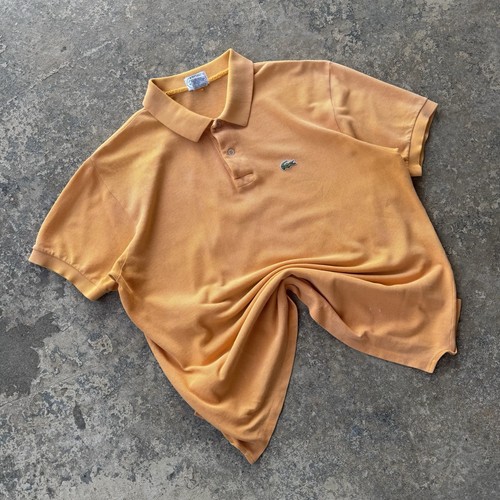 Vintage 1980s Izod Lacoste Patron Orange Polo Shirt Golf Size Medium ...