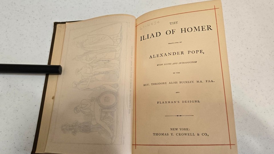The Iliad & The Odyssey Homer's Alexander Pope Flexman's Designs ...