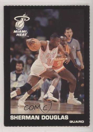 1990-91 Miami Heat Team Issue Sherman Douglas Rookie RC | eBay