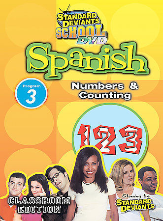 Standard Deviants - Spanish Module 3: Numbers and Counting (DVD, 2004 ...
