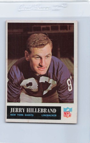 1965 Philadelphia #117 Jerry Hillebrand Giants EX/MT *DA-C8445 | eBay