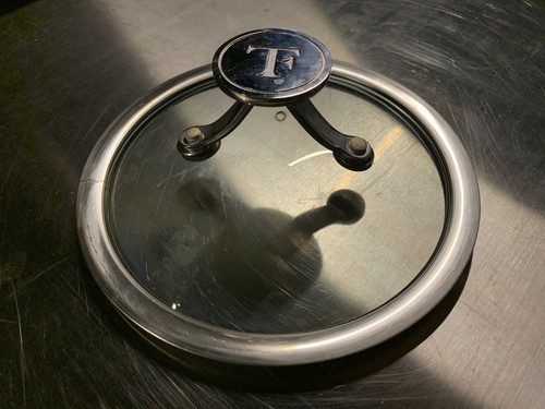 Tyler Florence Cookware 7" Vented Glass Lid with Stainless Steel Rim | eBay