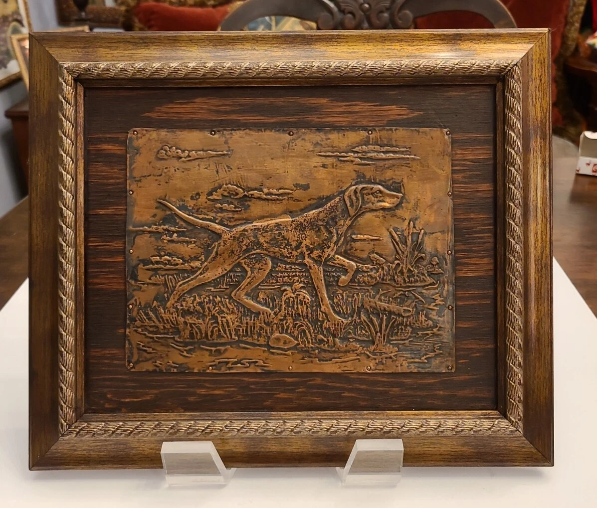Copper Artwork Of Dogs