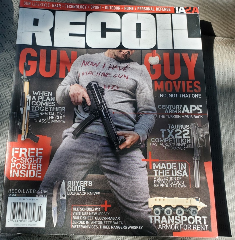 Recoil Magazine Issue #55 Gun Guy Movies, Lockback Knives, Transport ...