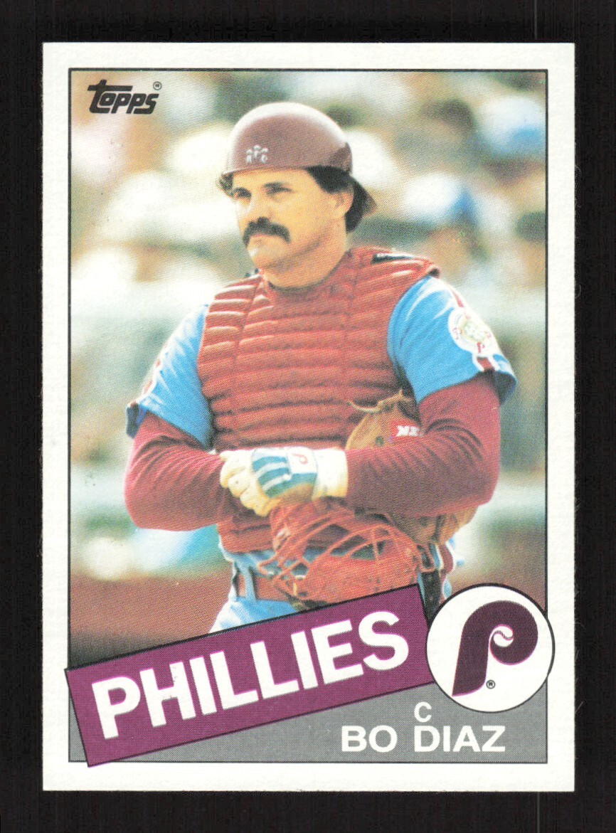 1985 Topps Baseball Bo Diaz #737 Philadelphia Phillies | eBay
