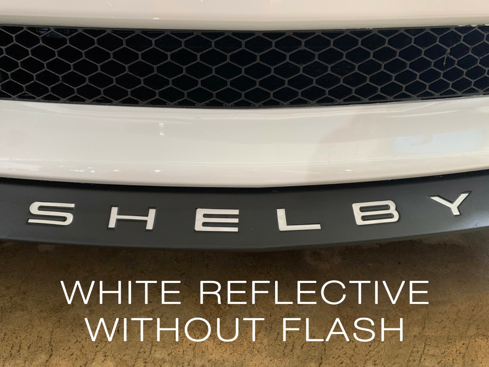 2016-2020 Mustang GT350 Front Lip Splitter Letters Vinyl Decal [16FS_SL ...