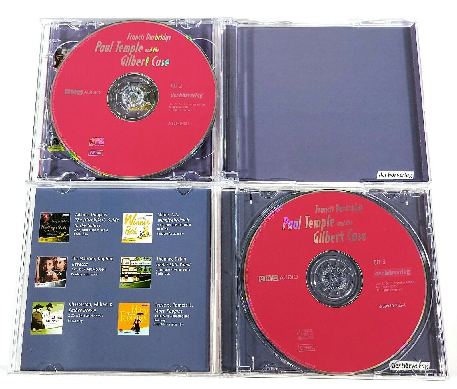 Francis Durbridge Paul Temple Gilbert Case 3 Disc Der Horverlag BBC ...