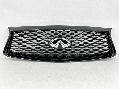 ⭐NEW! 2018-2023 INFINITI Q50 FRONT BUMPER UPPER GRILL BLACK W/LIGHTED ...