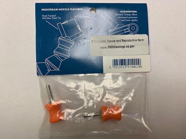 ProStream Nozzle,0.117" Hole dia., Rotating Steel Tip for 1/4" Loc-Line ...