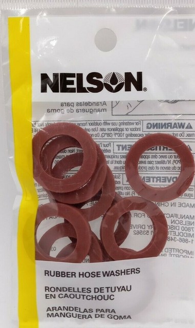 Nelson Sprinkler Rubber Hose Washers 50380 for sale online | eBay