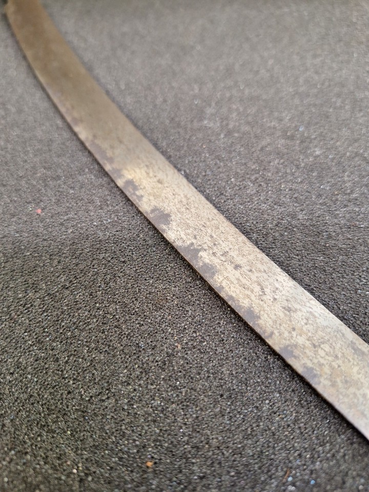 Antique Hand Forged Marked GERMANY Dussack Sword Blade ONLY 15" Blade ...