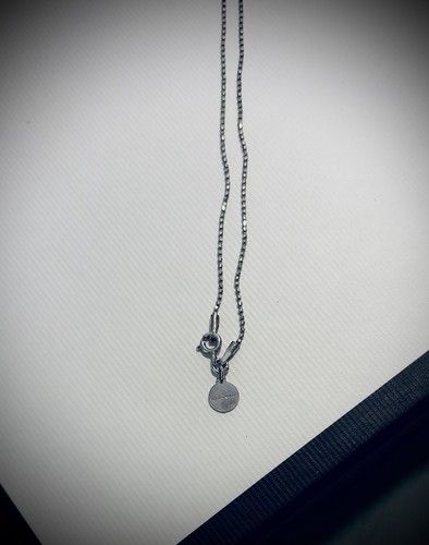 STELLA & DOT 925 Sterling Silver Dot Bead Ball Chain Link Necklace 14 ...
