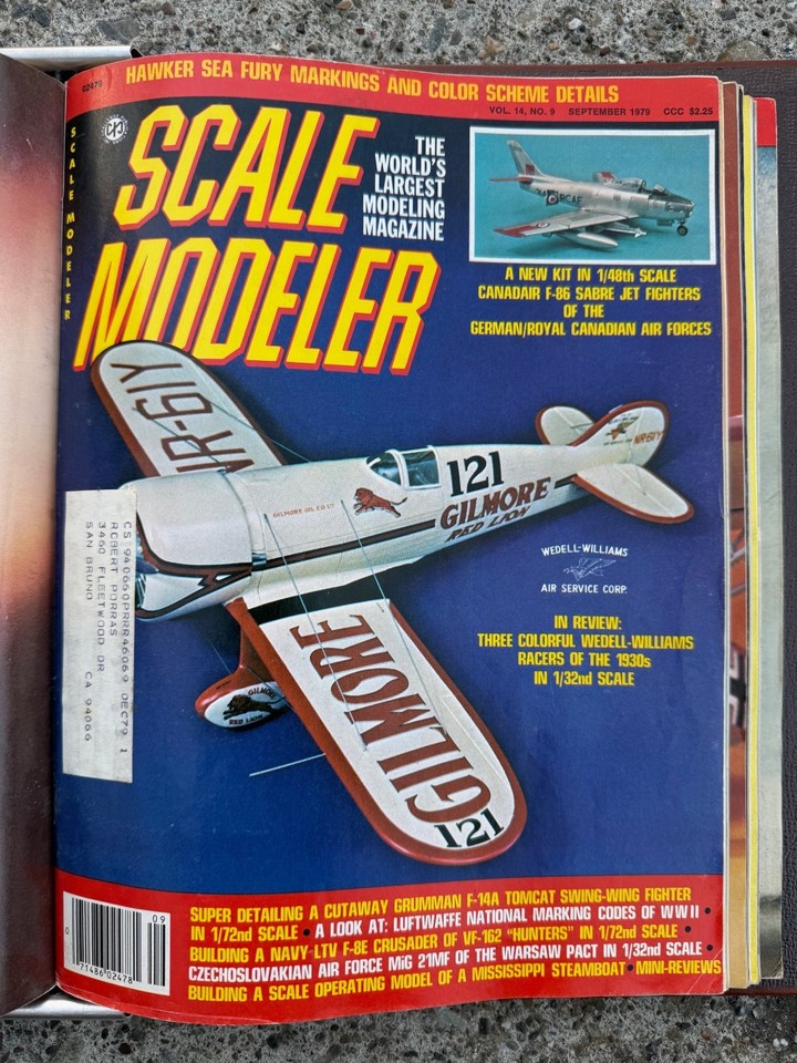Vintage Scale Modeler Magazine - 1979 Complete Year in Custom Collector ...