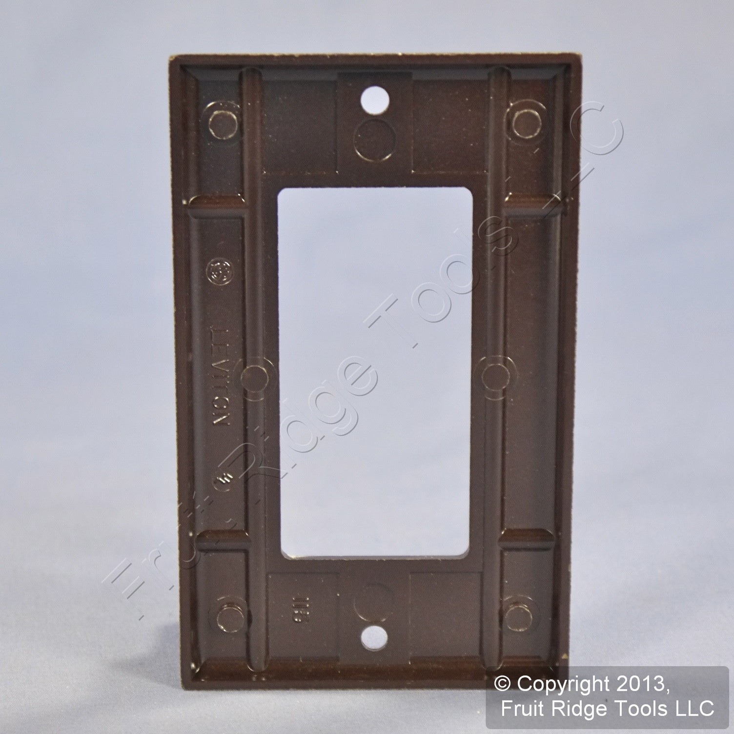 Leviton Brown Decora GFI GFCI 1-Gang Standard Size Plastic Wallplate ...