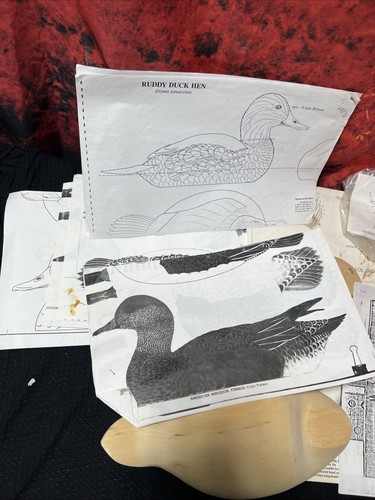 Walnut Hollow Farm Mallard Wooden Duck Kit Wood Burning Painted Decoy ...