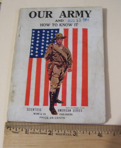 Vintage World War 1 WW1 Pamphlet Our Army/Our Navy How To Know It 1917 ...