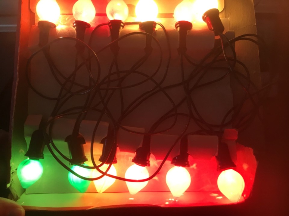 12 vintage Sunshine Christmas tree lights. Working. Original box. | eBay UK