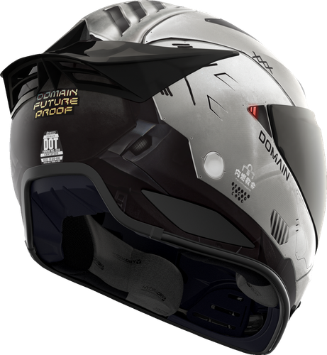 ICON Domain Helmet - Future Proof - Gray - Medium 010117289 | eBay