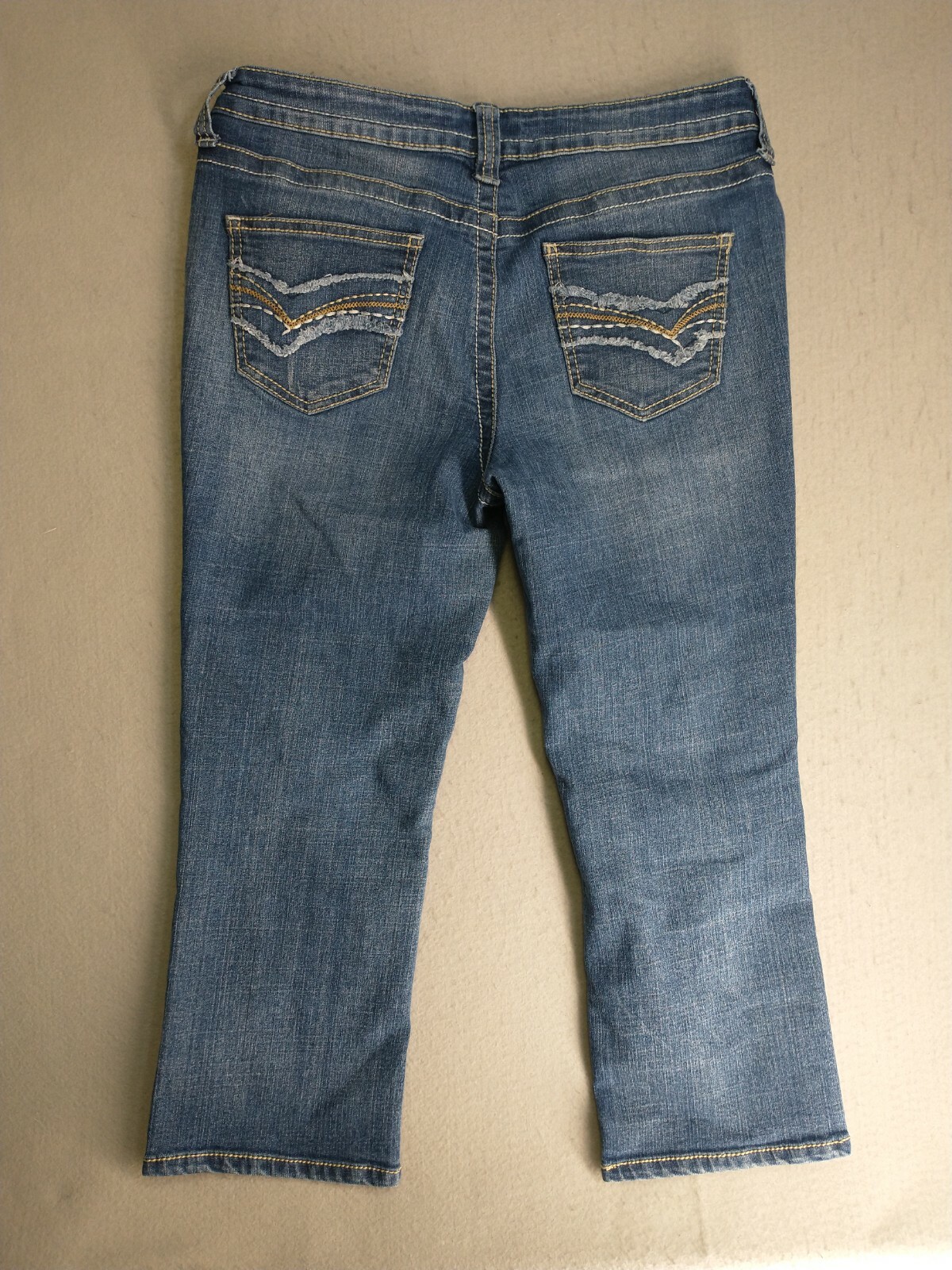 ana Womens Denim Jeans 10 Blue Low Rise Cropped Mediu… - Gem