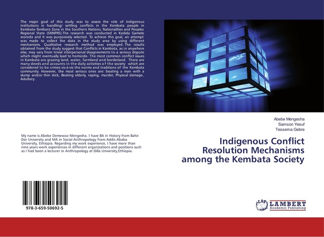 Indigenous Conflict Resolution Mechanisms Among The Kembata Society von ...