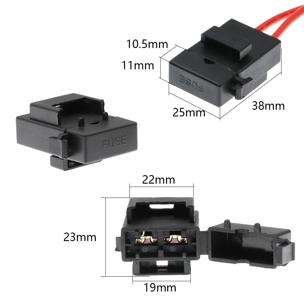 Fuse Holder Large Size Standard Mini Micro2 Fuse Extension Cord ACC ...
