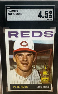 Pete Rose 1964 Topps #125 All-Star Rookie Price Guide - Sports Card ...