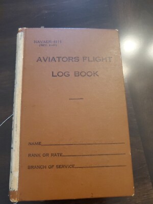 Aviators Flight Log Book U.S. Navy 1948-1955 / Air navigator's Hand ...