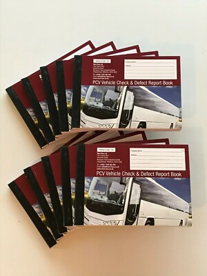 Nil Defect Bus Coach PSV PCV Drivers Walk Around Check Book Duplicate ...