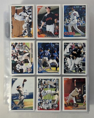 2010 Topps Baseball Complete Set & Traded Set (661/661) / (331/331) | eBay