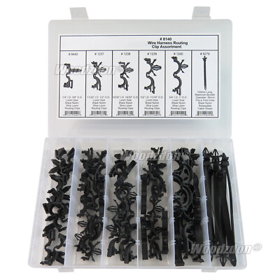 54pcs Automotive Wire Harness Routing Clips Assortment 3/8" To 3/4 ...