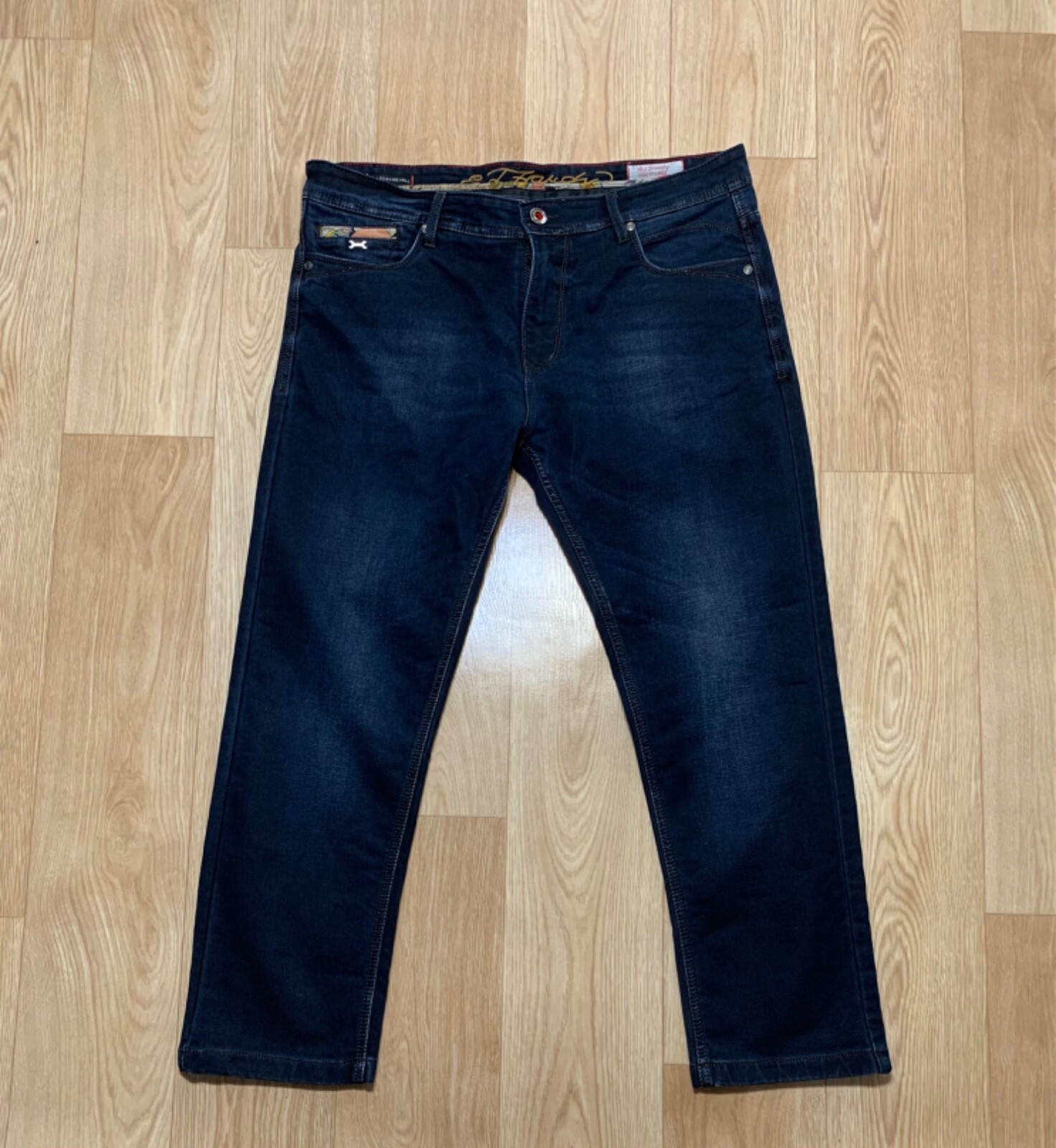 Ed Hardy Skuller Jeans Denim Pants - Gem