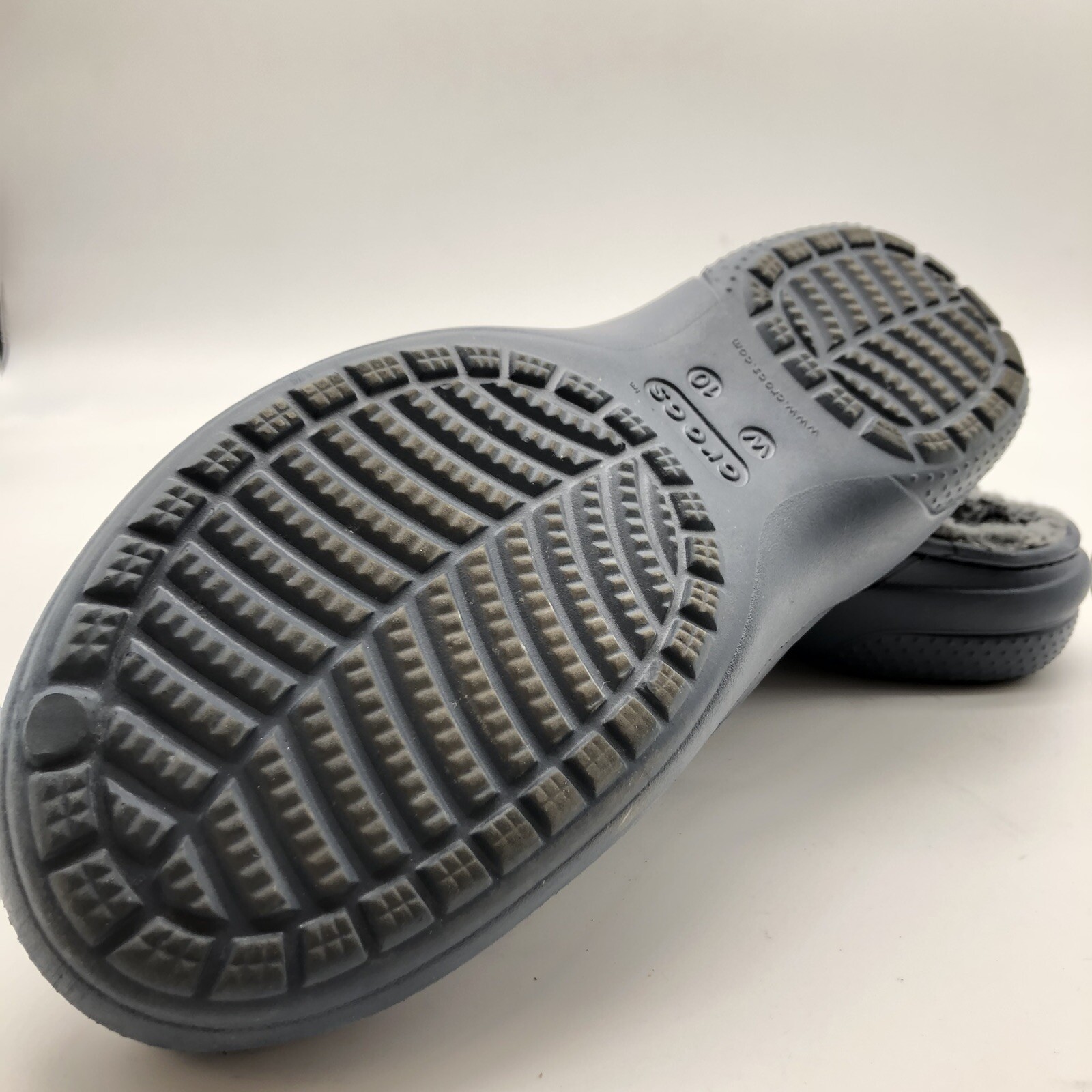 CROCS WOOL LINED CLOGS WOMANS SIZE 10 Blue PRE-OWNED | eBay